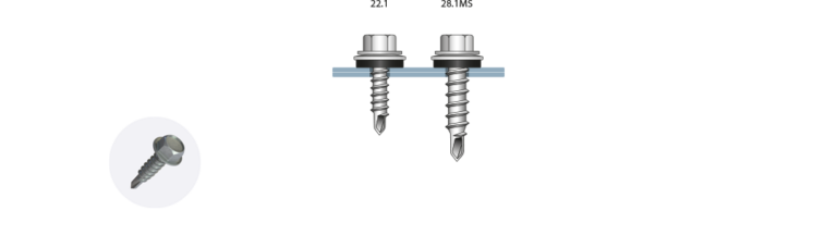 Carbon Steel Hex Head Stitching Screws - Powell Gee