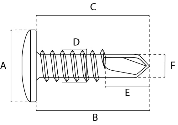 Stainless Steel Low Profile Stitching Screws - Powell Gee