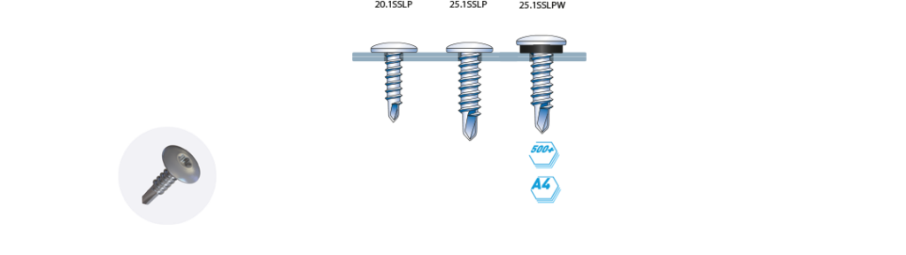 Stainless Steel Low Profile Stitching Screws - Powell Gee