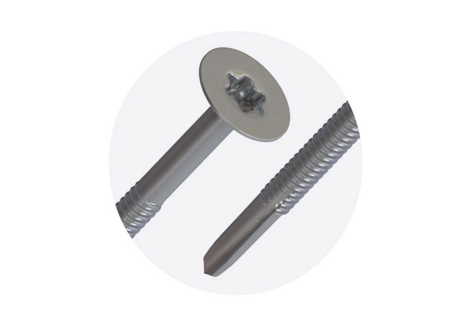 Stainless Steel Hex Head Composite Panel to Heavy Section - Powell Gee